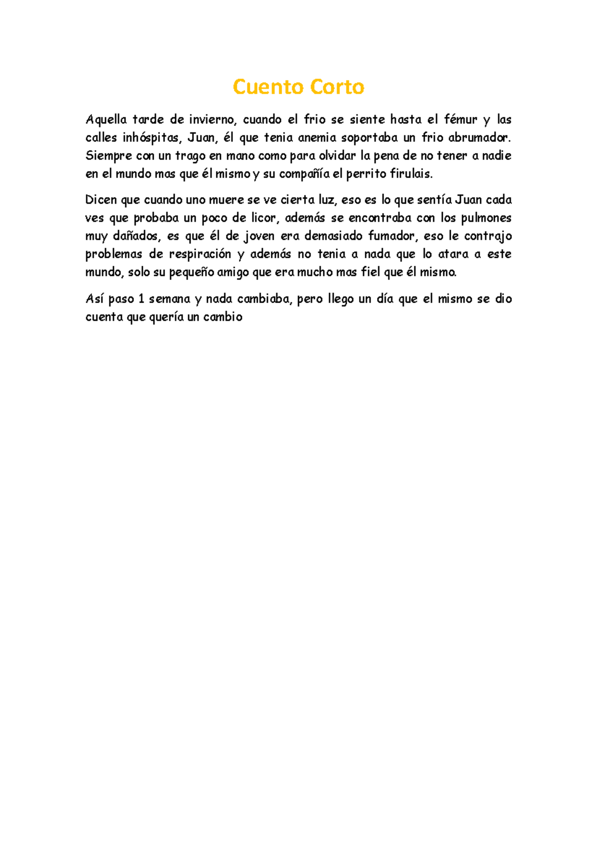 Novela - Relatos contados por mi - Cuento Corto Aquella tarde de ...