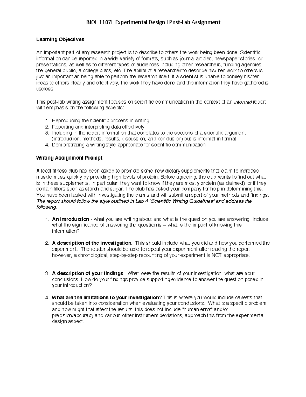 Experimental Design I Assignment SP19 - Warning: TT: undefined function ...