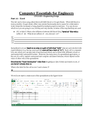 Computer lab MSWord Google Docs f22 - Computer Essentials for Engineers ...