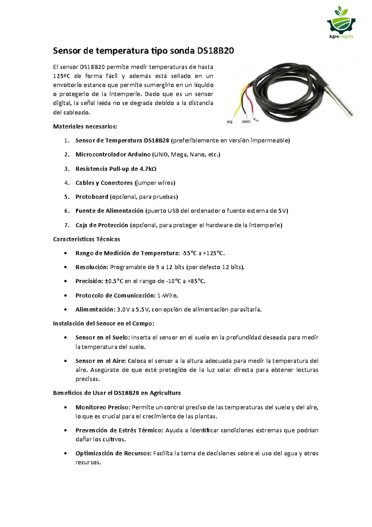 Componentes Insigths - insights del consumidor - Sensor de temperatura ...