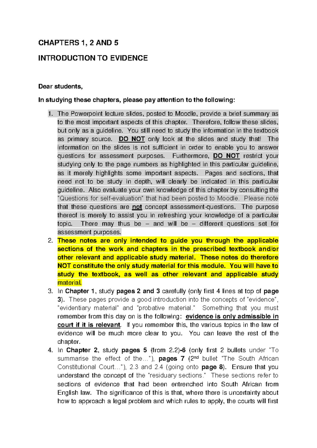 JJEV300 notes Chapters 1, 2 and 5 - CHAPTERS 1, 2 AND 5 INTRODUCTION TO ...