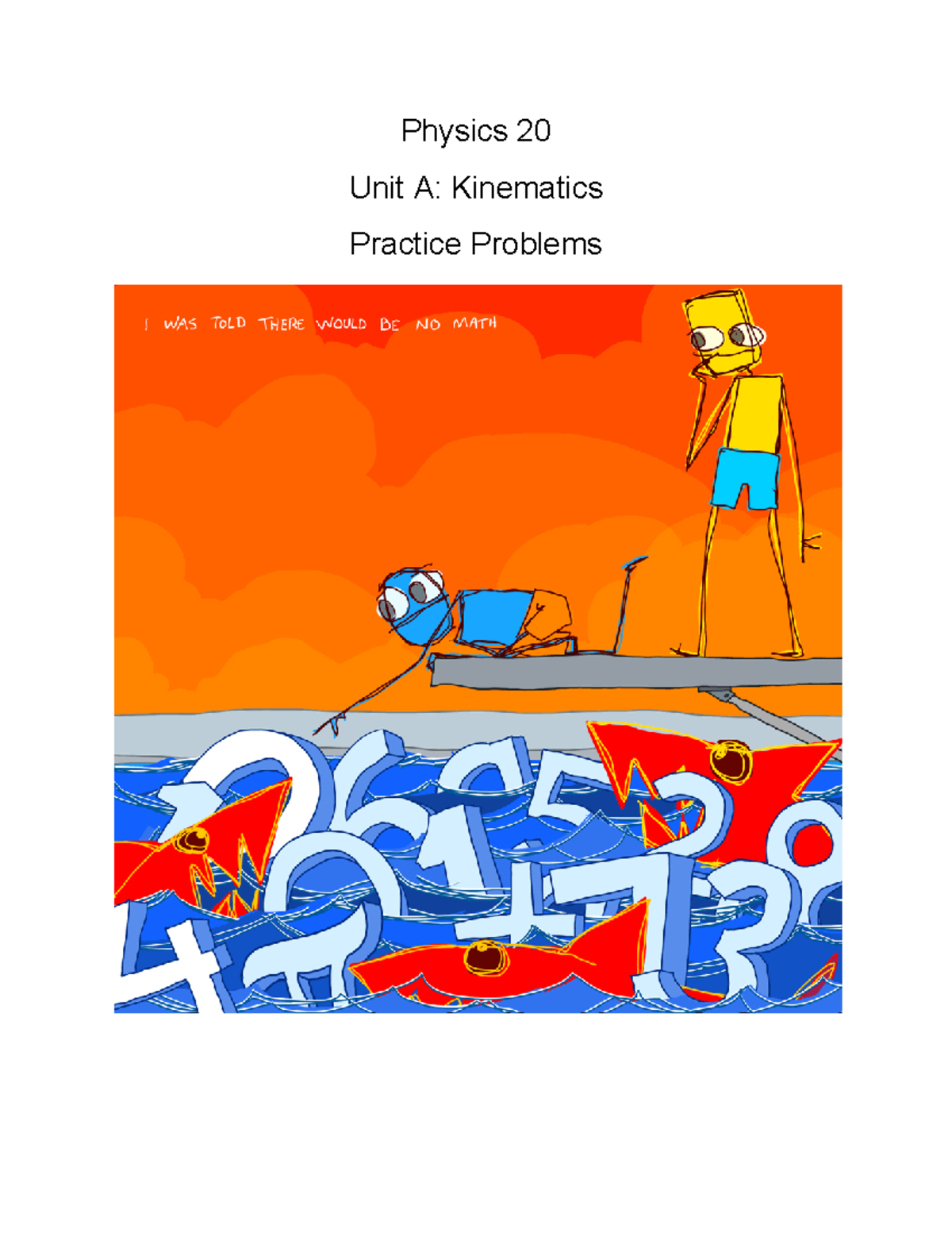 Unit A - Kinematics Review Problems Collection - Physics 20 Unit A ...