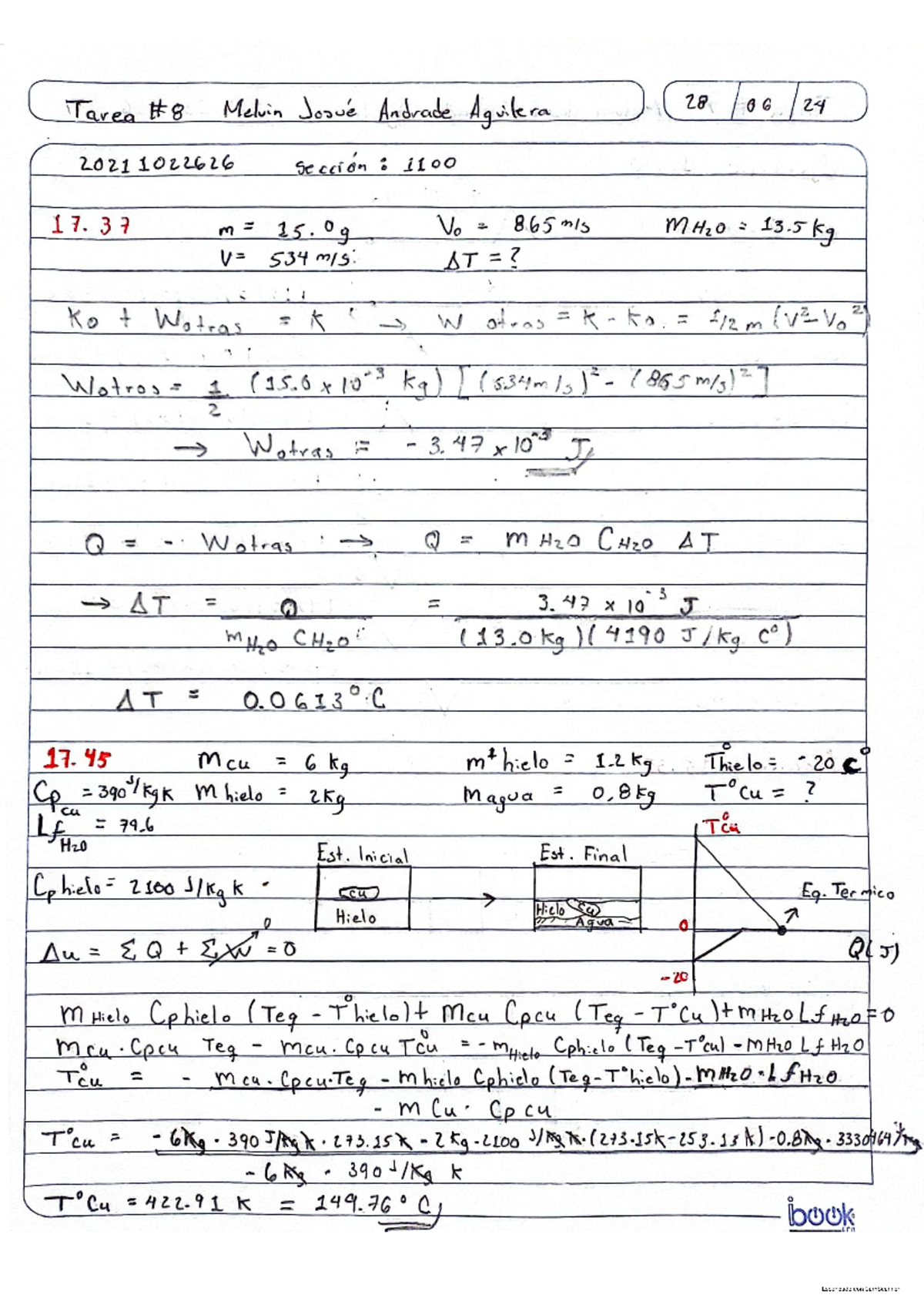 Tarea #8 - Tarea #8 Melvin Josue Andrade Aguilera 28/06/24 20211022626 ...