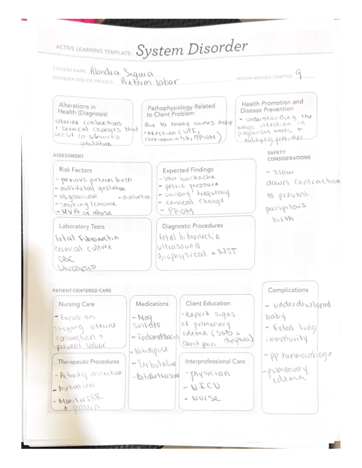ATI Templates - ati system disorder - ACTIVE LEARNING TEMPLATE: System ...