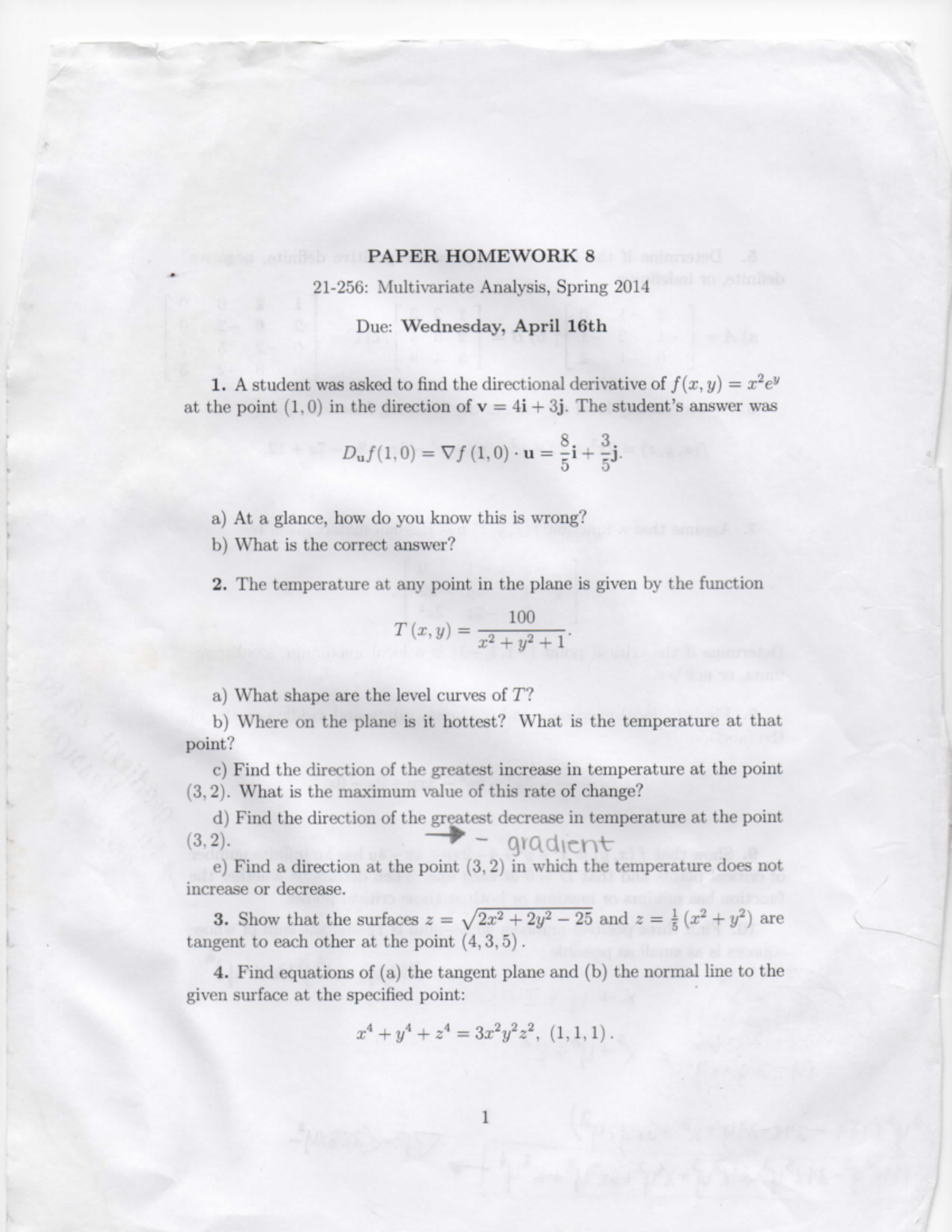 Paper Homework 8 - 21 256 - Studocu