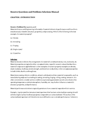 03 - solution manual - Reserve Questions and Problems Solutions Manual ...