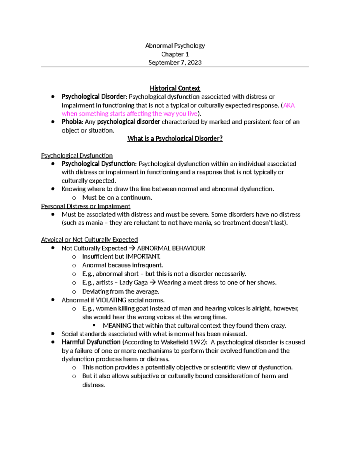 Chapter 1 - An introduction to abnormal and clinical psychology ...