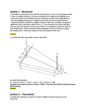 Forced vibrations - vibration notes and also solved examples - SOLID ...