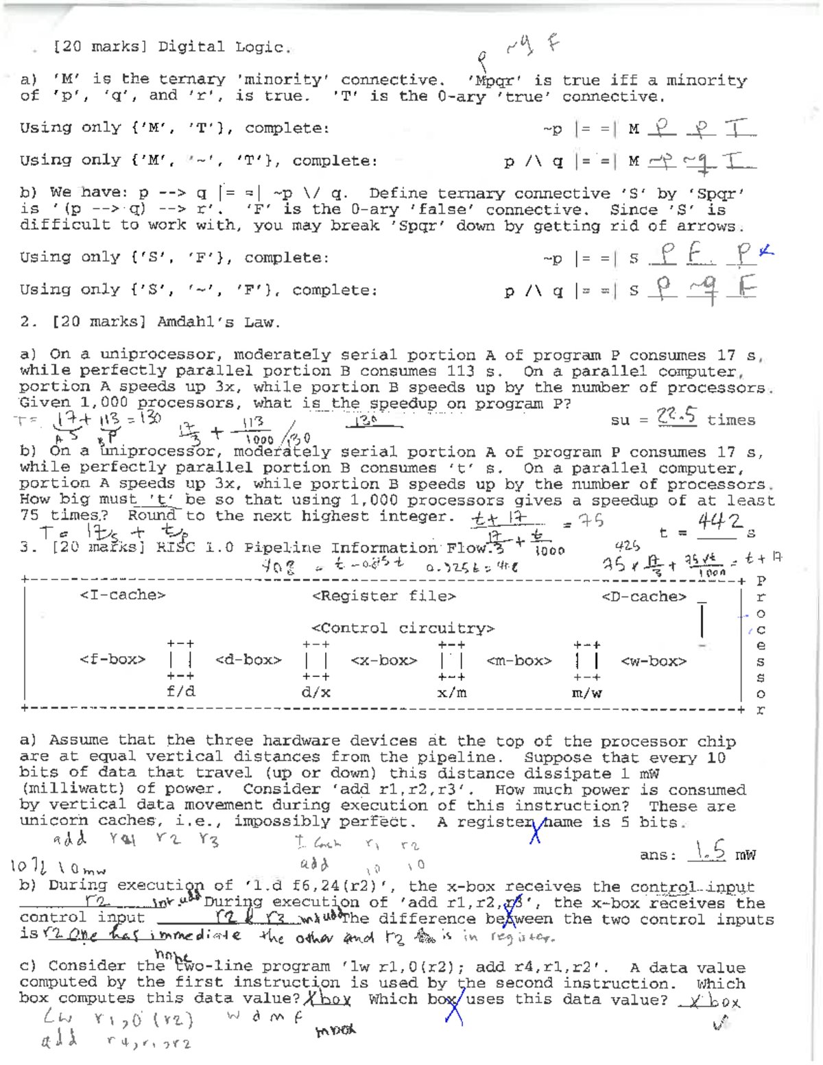 Midterm 2017 Part 1, questions and answers - COMP 228 - Studocu
