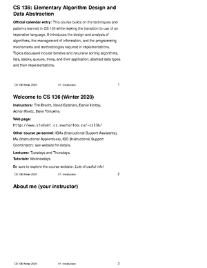 Final Review Practice Problems - Cs 136 - UWaterloo - Studocu