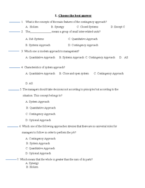 Group assignmet answer - Admas University Mekanisa Campus Department of ...