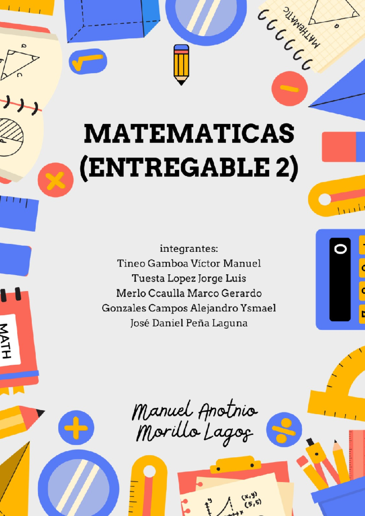 SCIU-178 Actividad Entregable 002 - ESTUDIOS GENERALES MATEMATICA ENTREGABLE 2 TEMA: Razones y ...