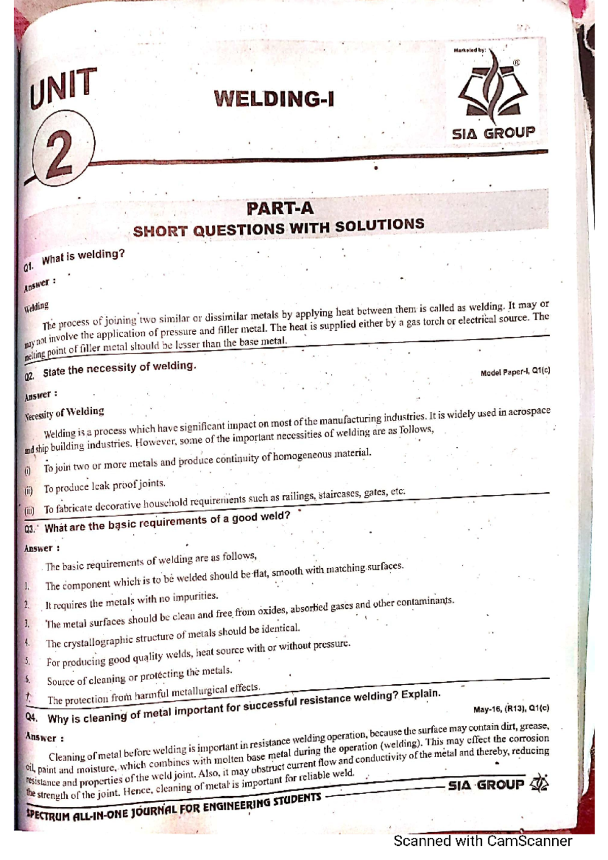 PT.UNIT-2 ( Spectrum) - tfyjdtj - Mechanical engineering - Studocu