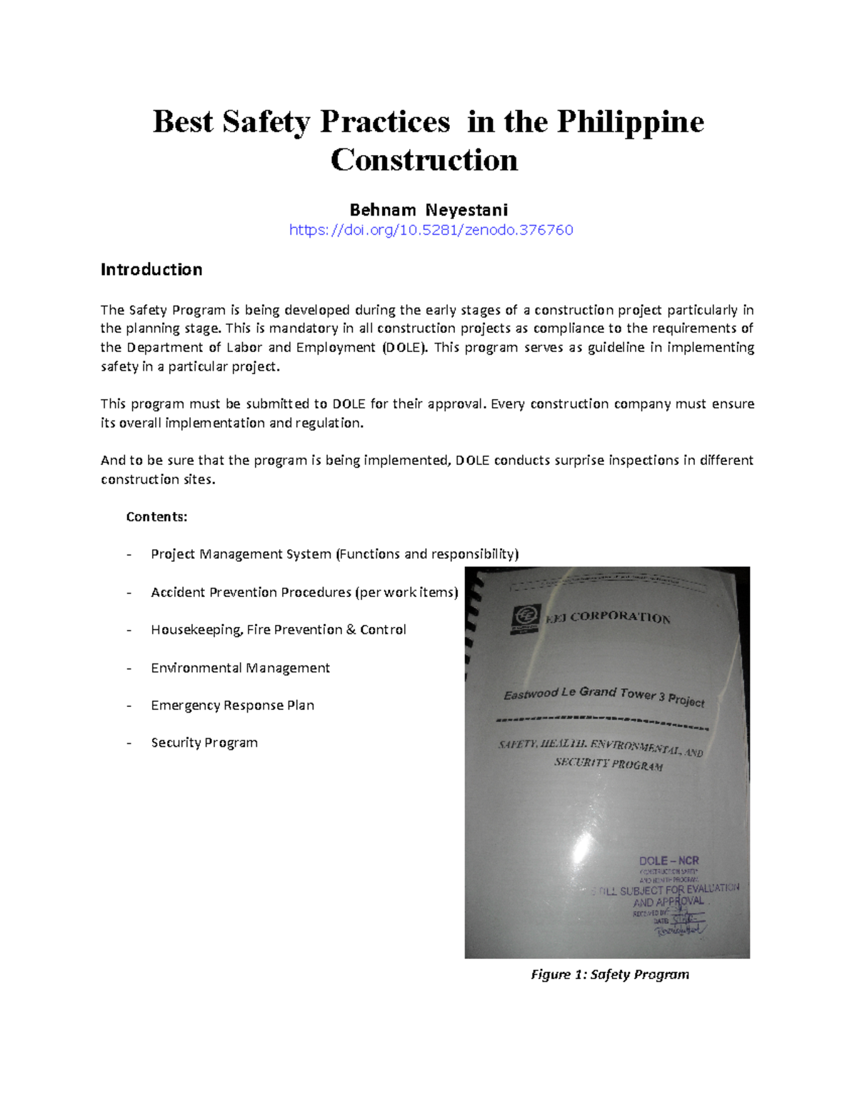 Best Safety Practices in the Philippine Construction - Best Safety ...
