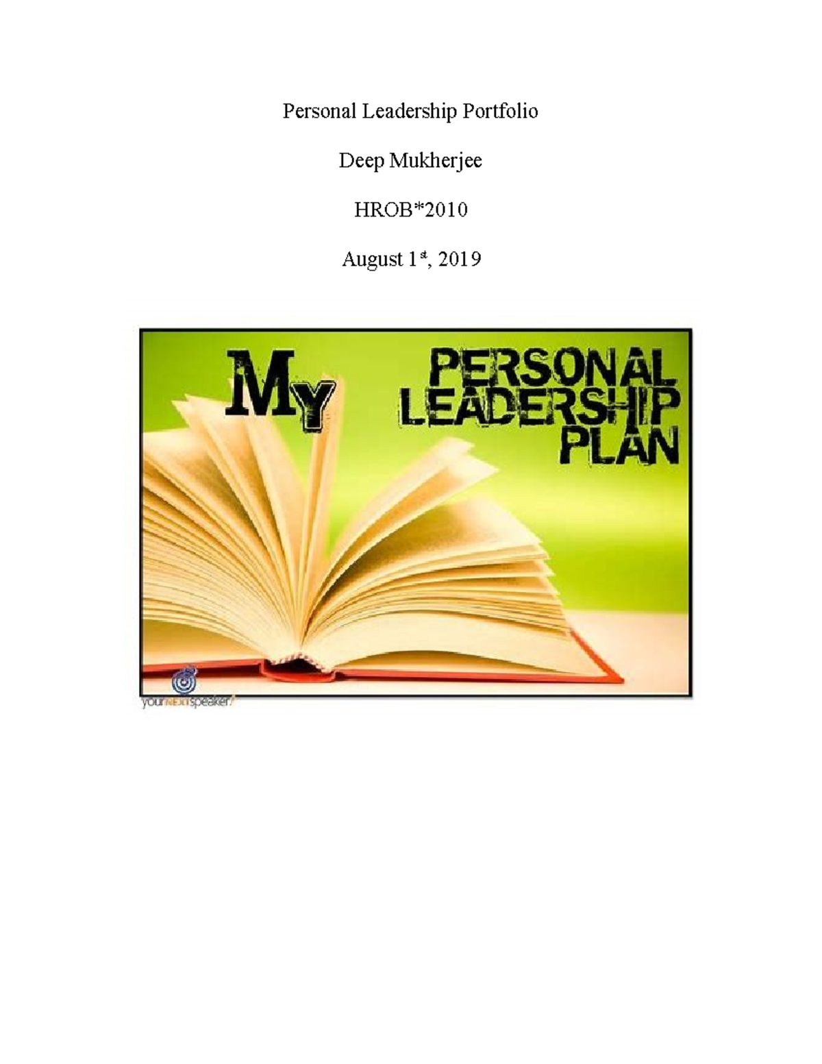 PLP Compiled Report - Personal Learning Portfolio final - Personal ...