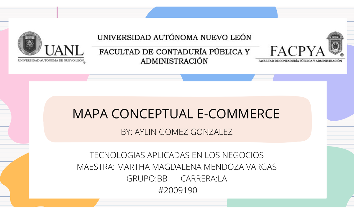 E- Commerce MAPA Conceptual - Aplicación de las Tecnologías de Información - Studocu