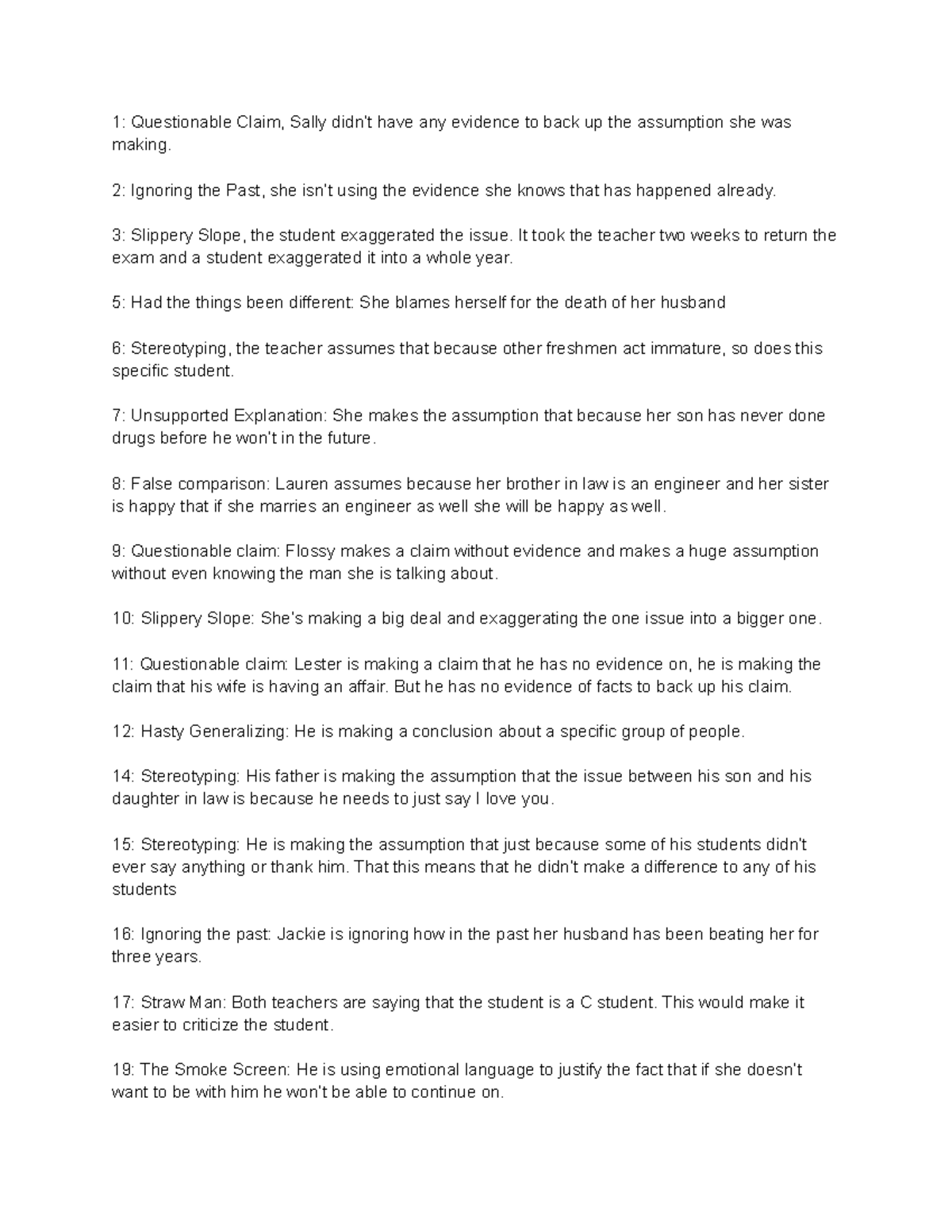 M4A1 - PHI103 M4A1 - 1: Questionable Claim, Sally didn’t have any ...