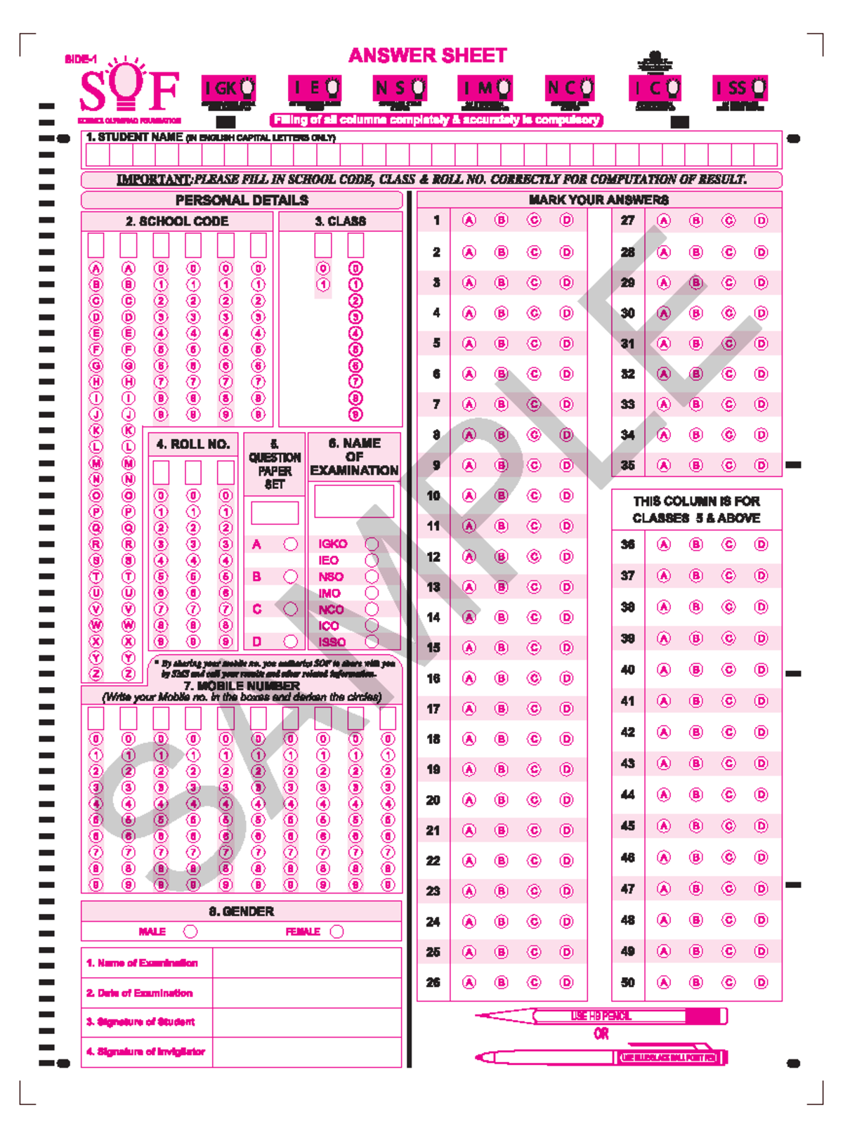 Sof omr sheet 2023-24 - dddddddddddddd - computer science - Studocu