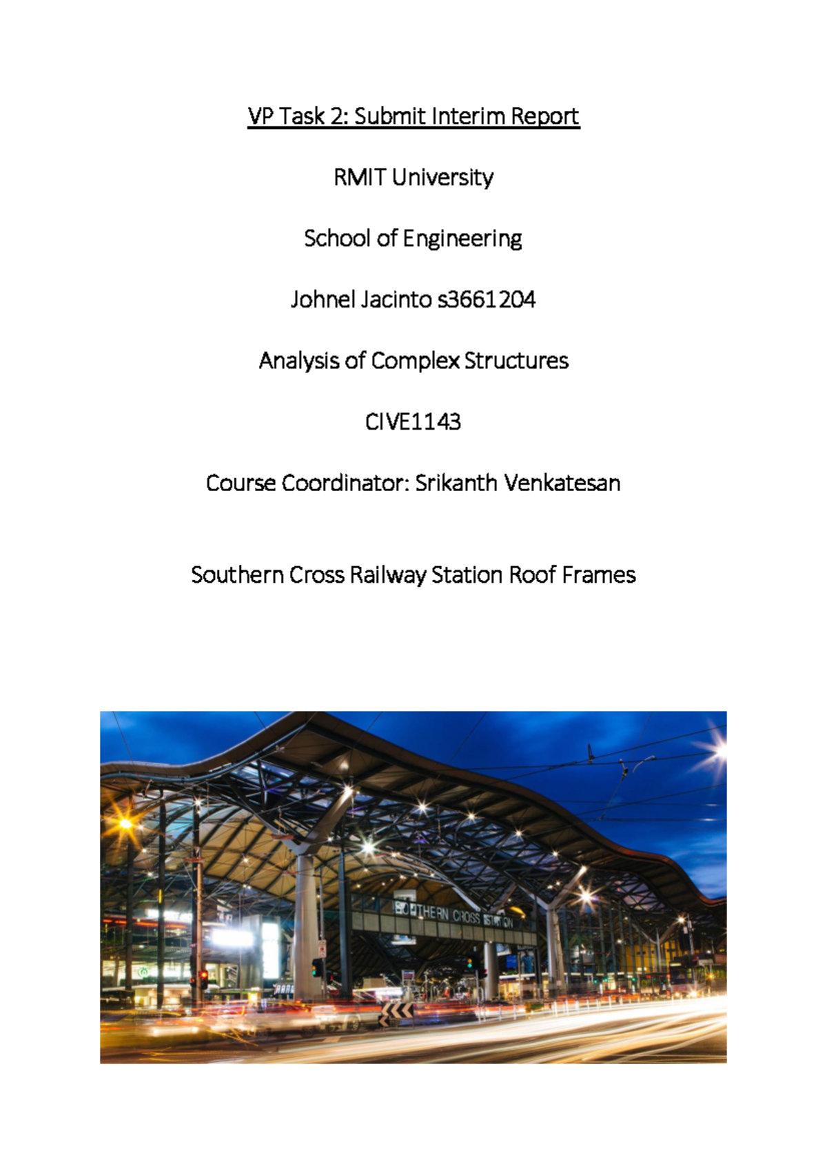 VP Task 2 project Johnel s3661204 - VP Task 2 : Submit Interim Report RMIT University School of ...