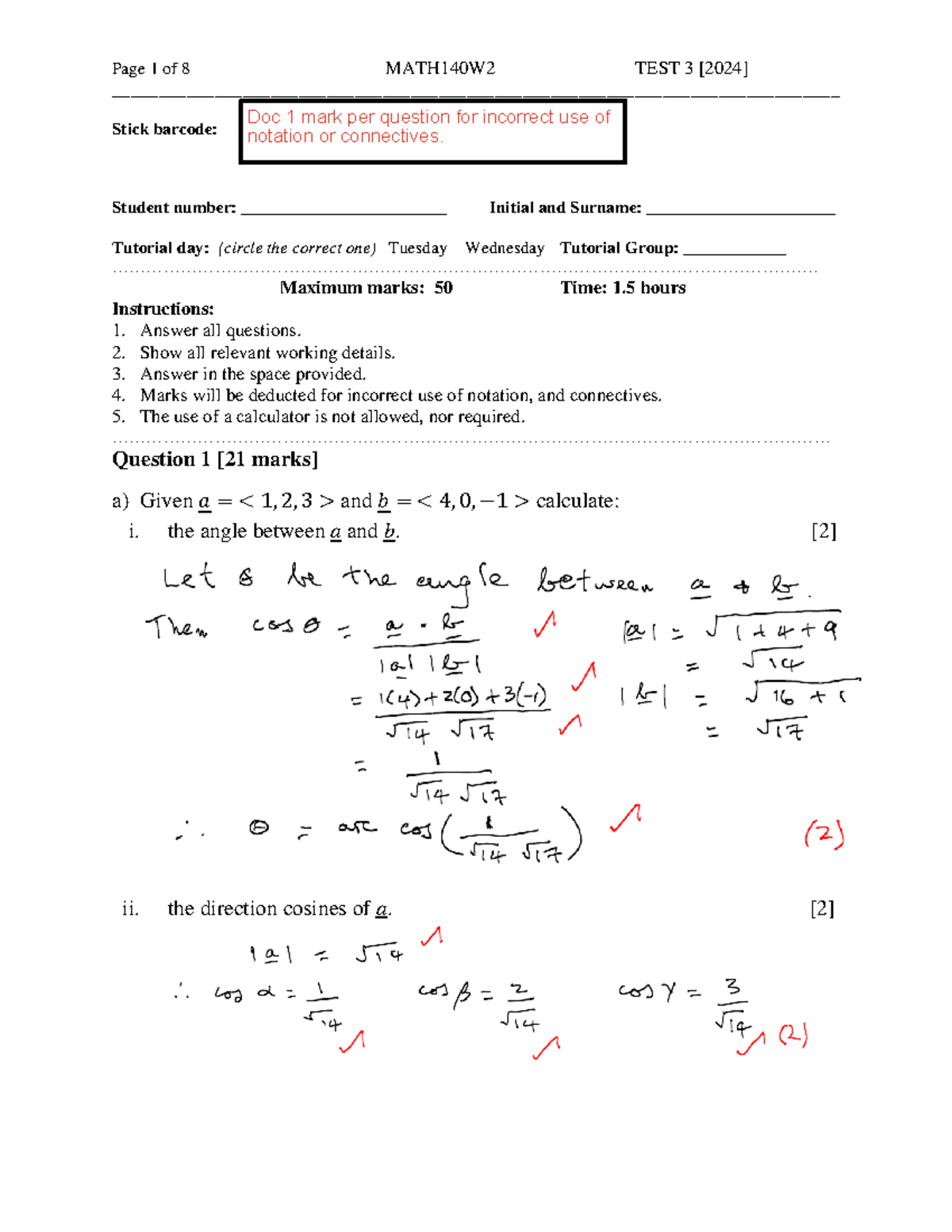 Math140 Test 3 2024-solution - - Studocu