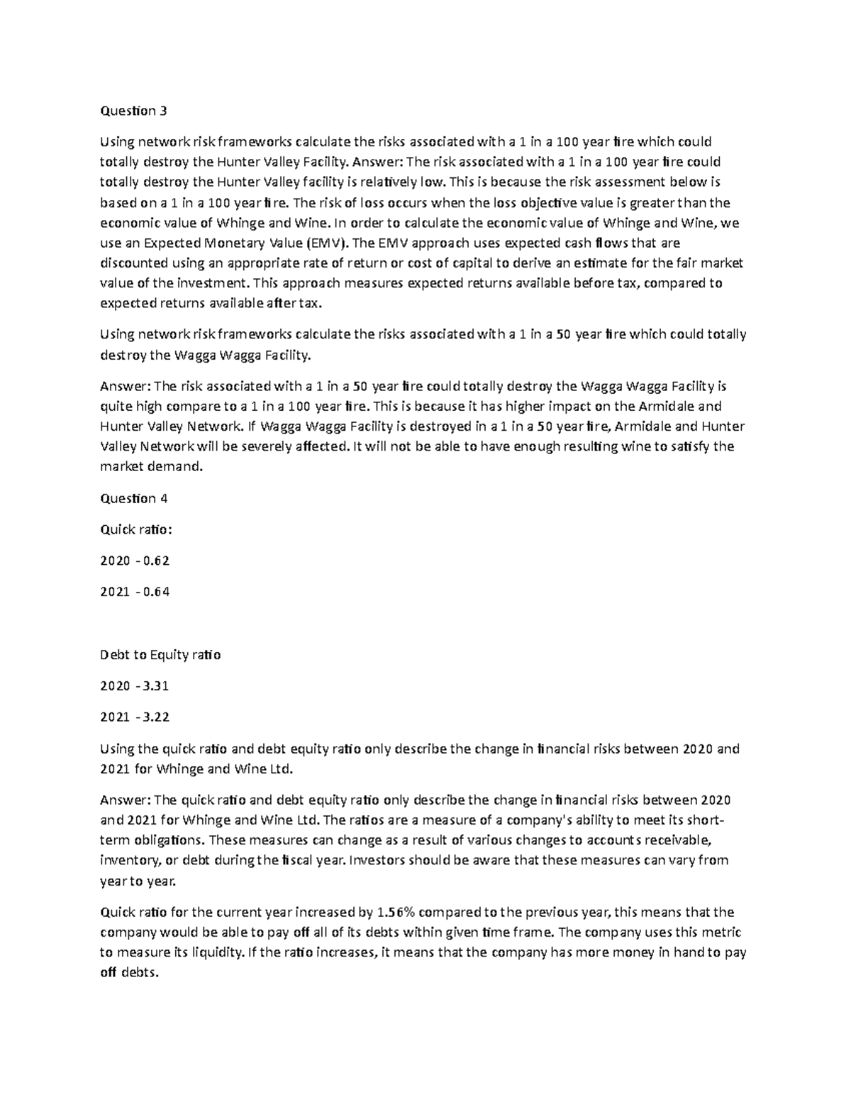 Three questions - kjhjkh - Question 3 Using network risk frameworks ...