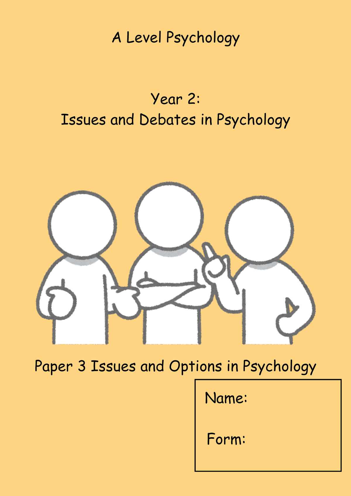 Issues and Debates Resource Pack - A Level Psychology Year 2: Issues ...