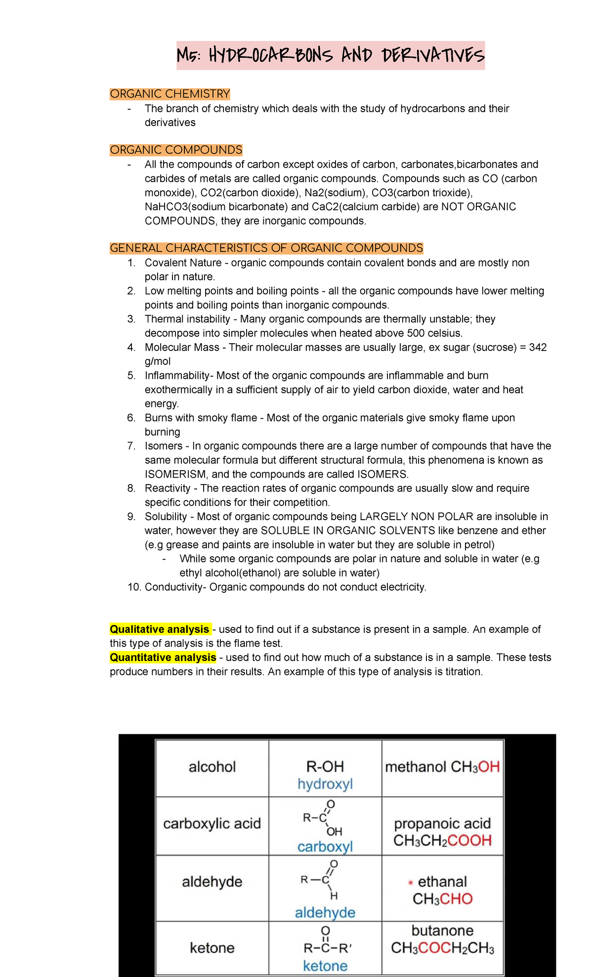 IOC LAB Reviewer-1 - Reviwerrr - M5: HYDROCARBONS AND DERIVATIVES ...