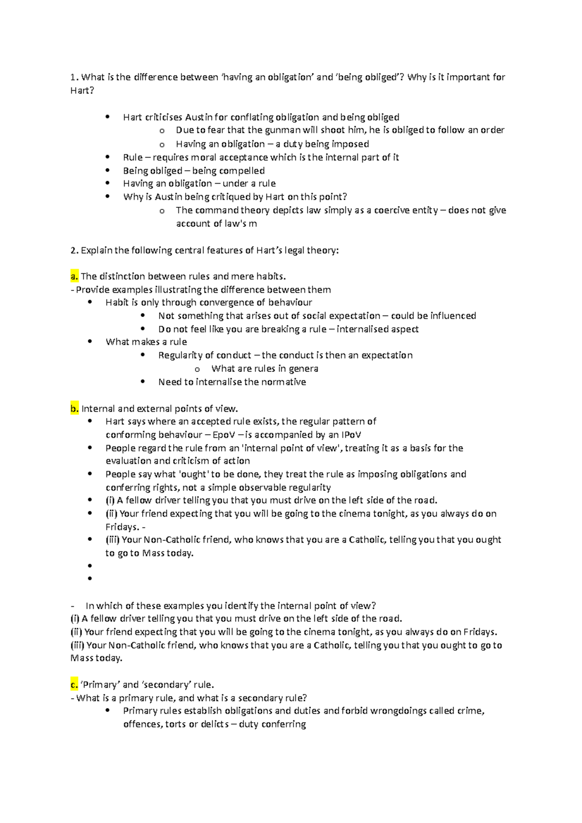 Tutorial 4 - Hart - questions and answers - What is the difference ...