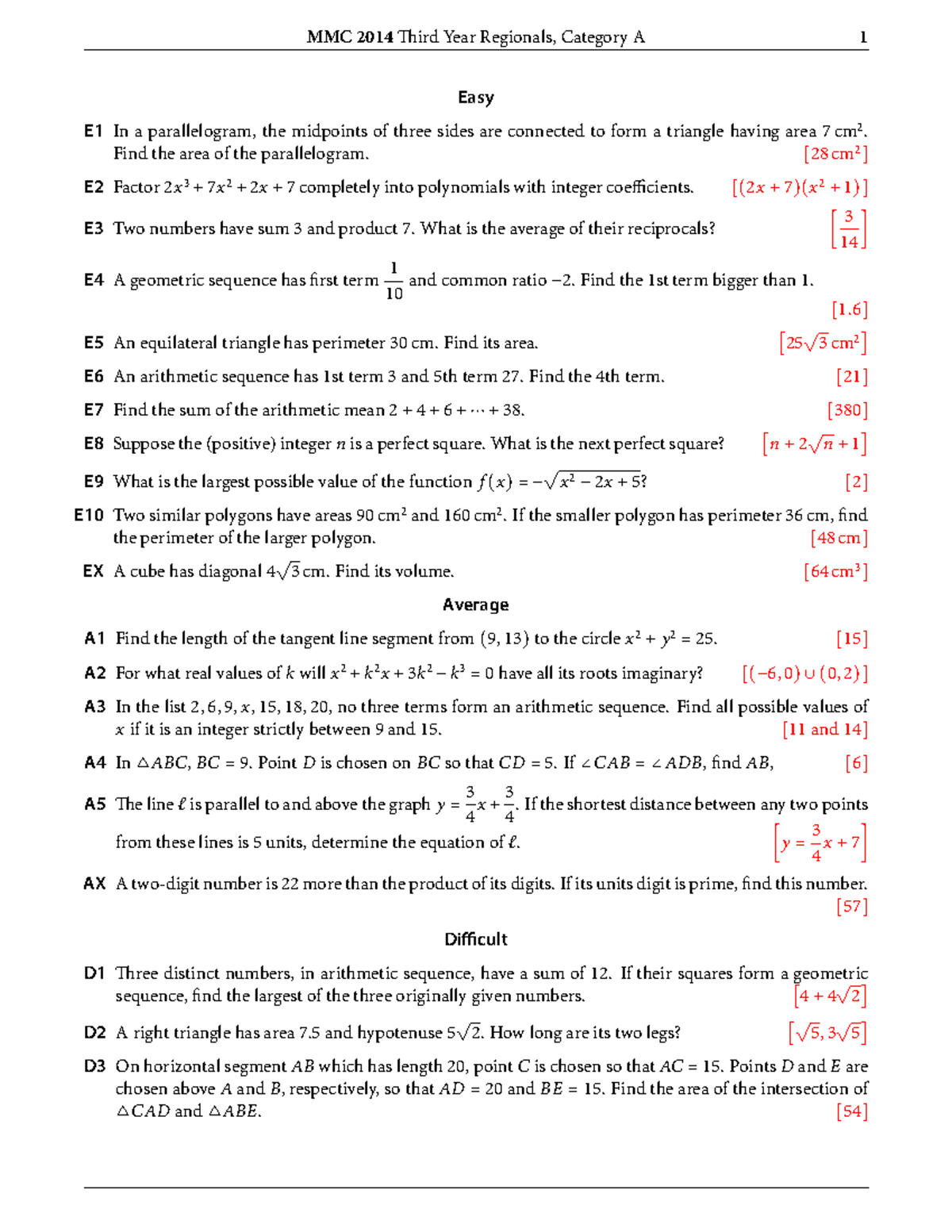 MMC 2014 3A Reg - Practice materials for Metrobank Math Challenge ...