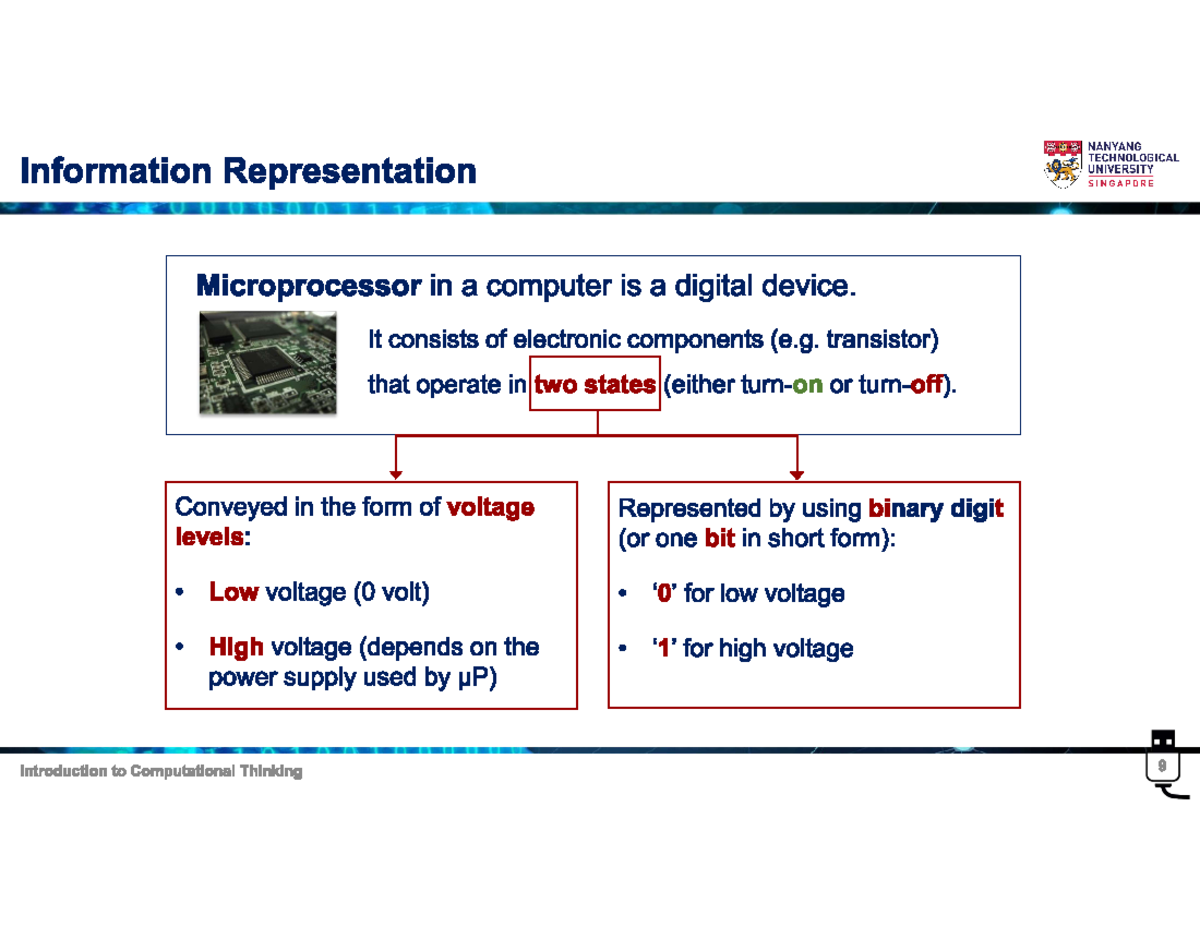 Python Notes Nanyang Technological Information Representation University Singapore 