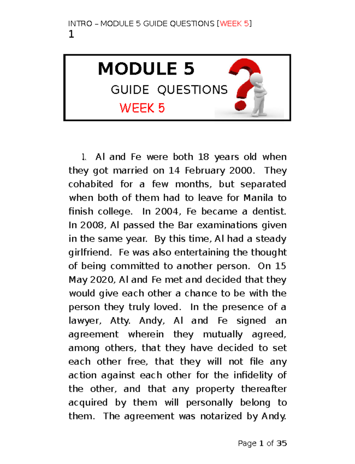 Mod5Guide Questions Intro-2020-21 - 1 MODULE 5 GUIDE QUESTIONS WEEK 5 ...