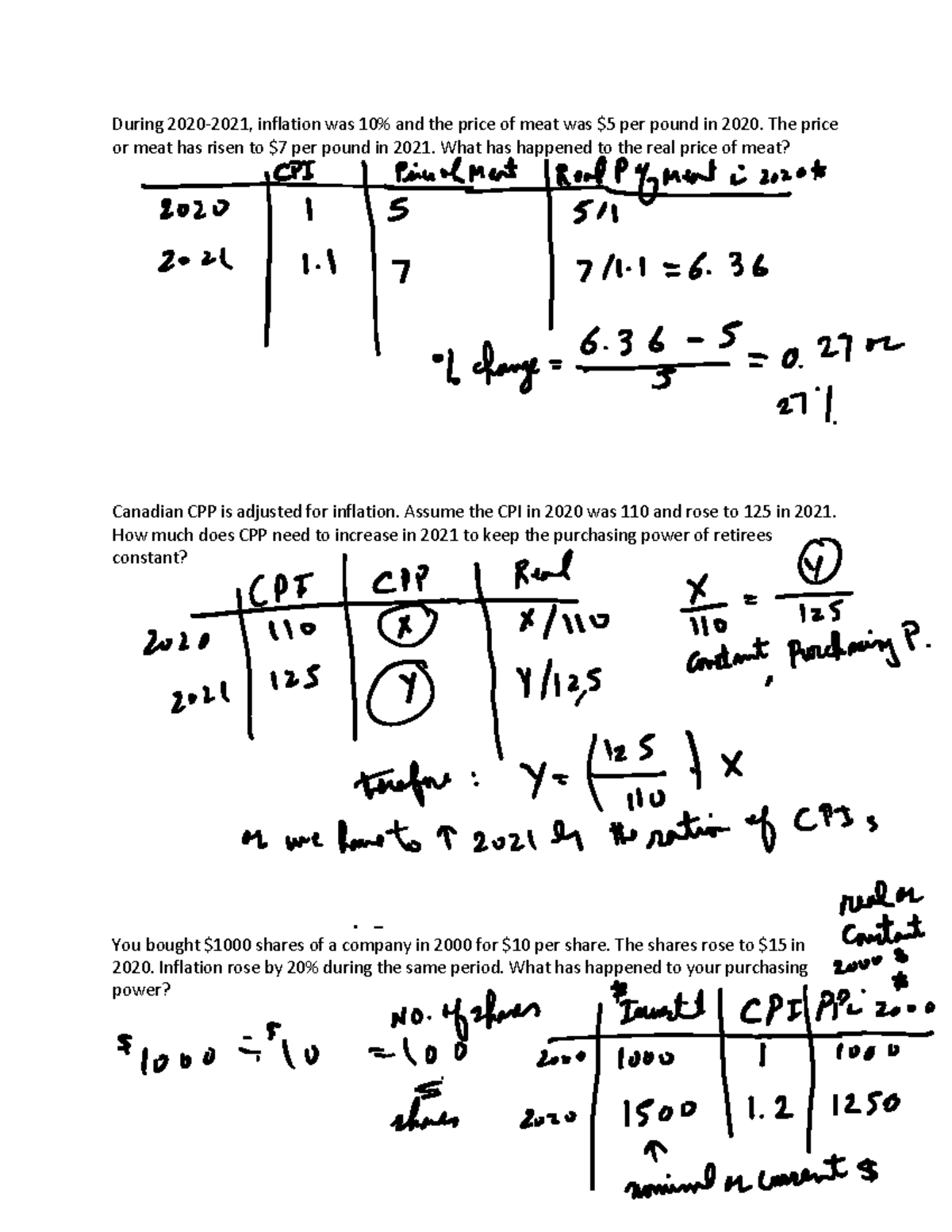 Practice Questions & Answers for Chapter 1 of COMM 220 - During 2020 ...