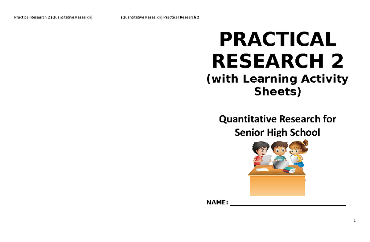 Practical Research 2 Introduction - NAME ...