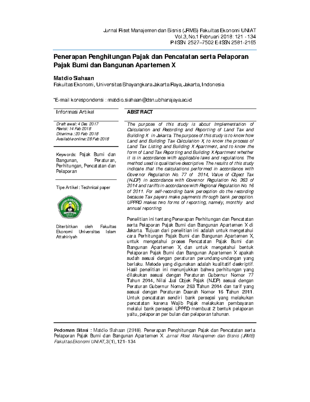 Garuda 604586 - materi - Jur nal Riset Manajemen dan Bi snis (JRMB ...