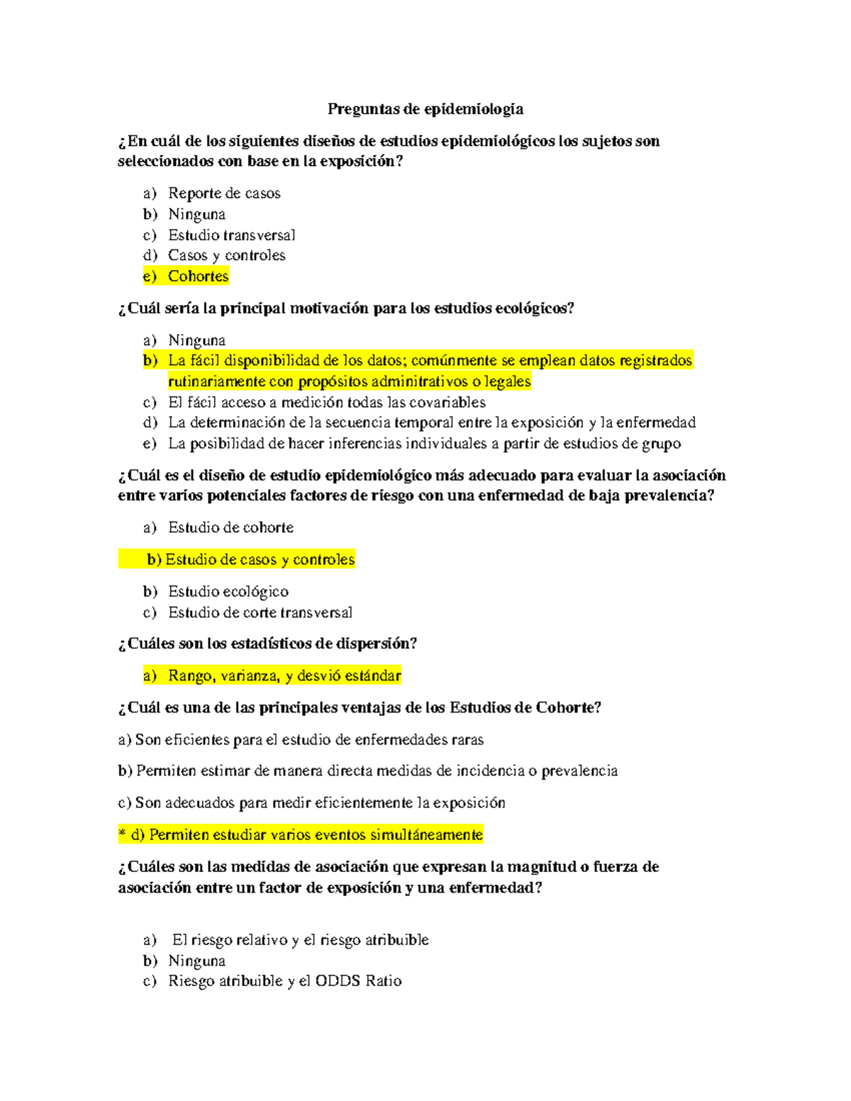 Preguntas de epidemiologia - ¿Cuál es la relación entre causa y efecto del nuevo modelo? a ...