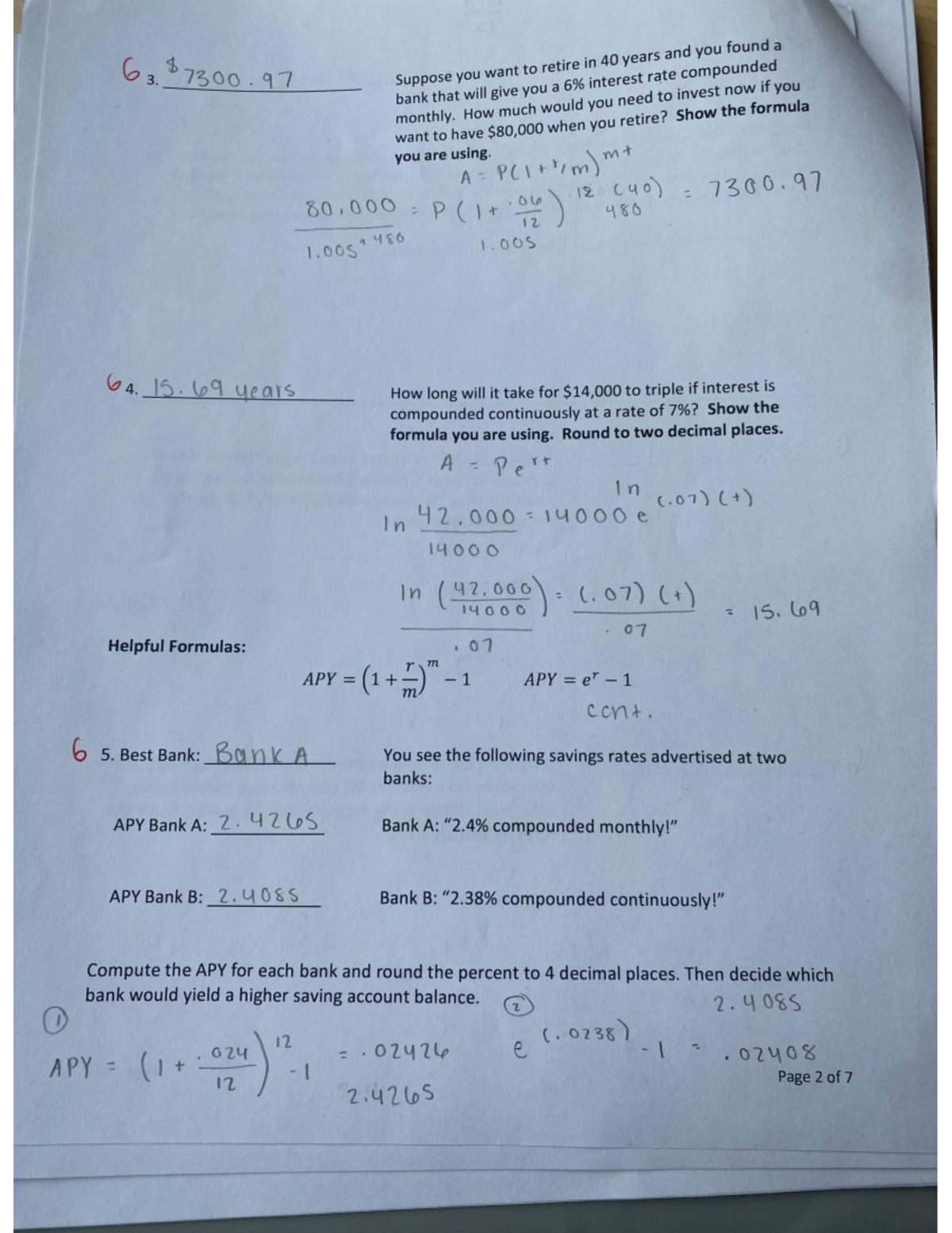 Math 208 exam 1 (2:7) - quantitative models for business Hayley Nathan ...