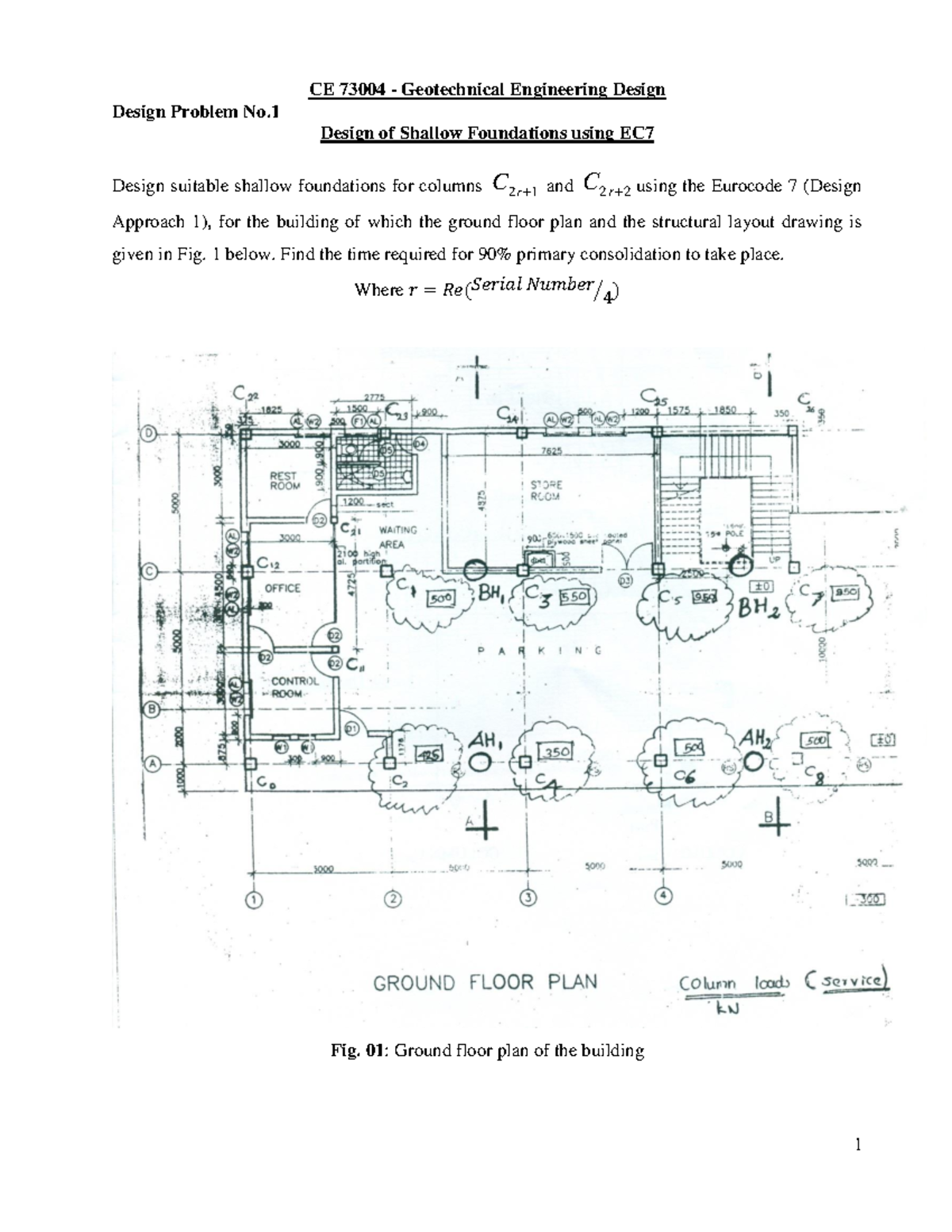 Shallow foundation design to EC7-NEW - CE 73004 - Geotechnical ...