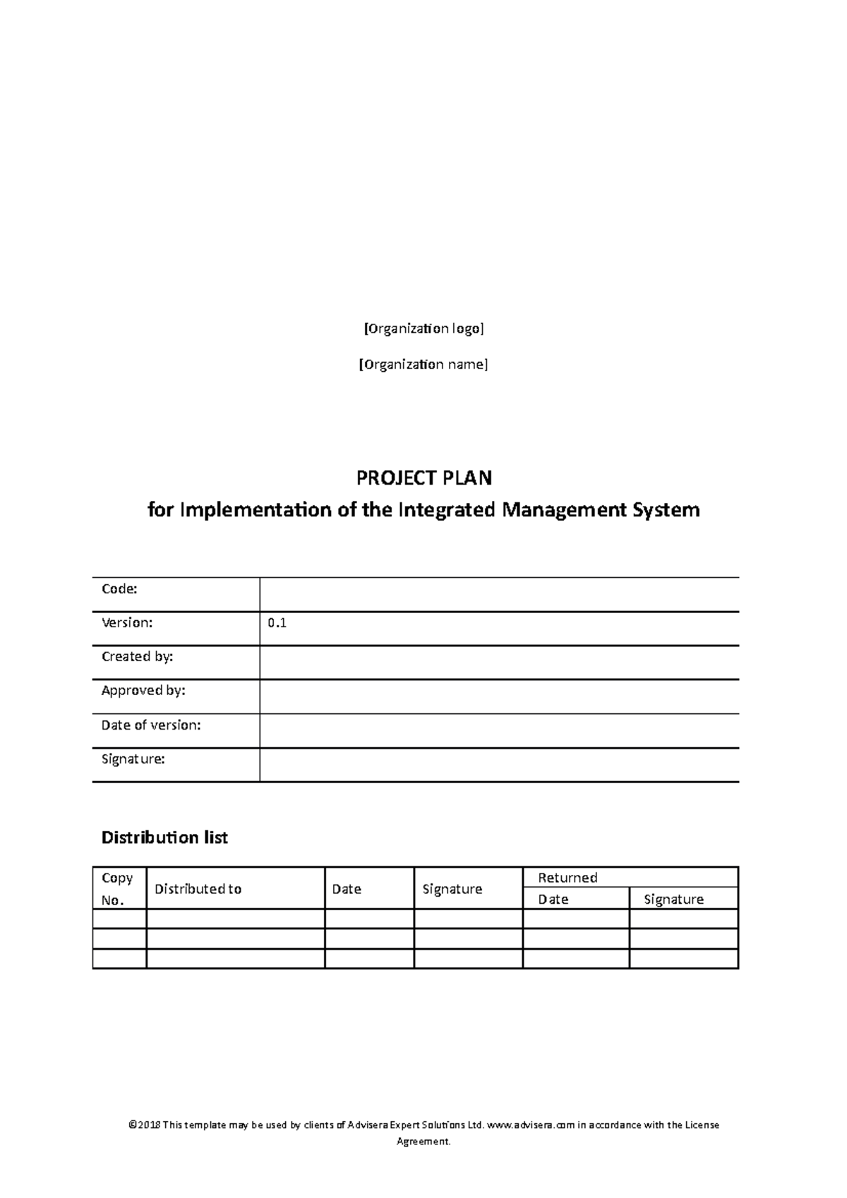 Project Plan Integrated EN Organization Logo Organization Name project-plan-integrated-en-organization-logo-organization-name