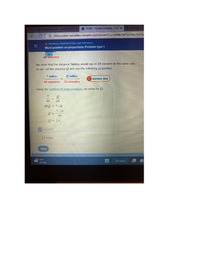 [Solved] Describe some key math skills you learned while completing the ...