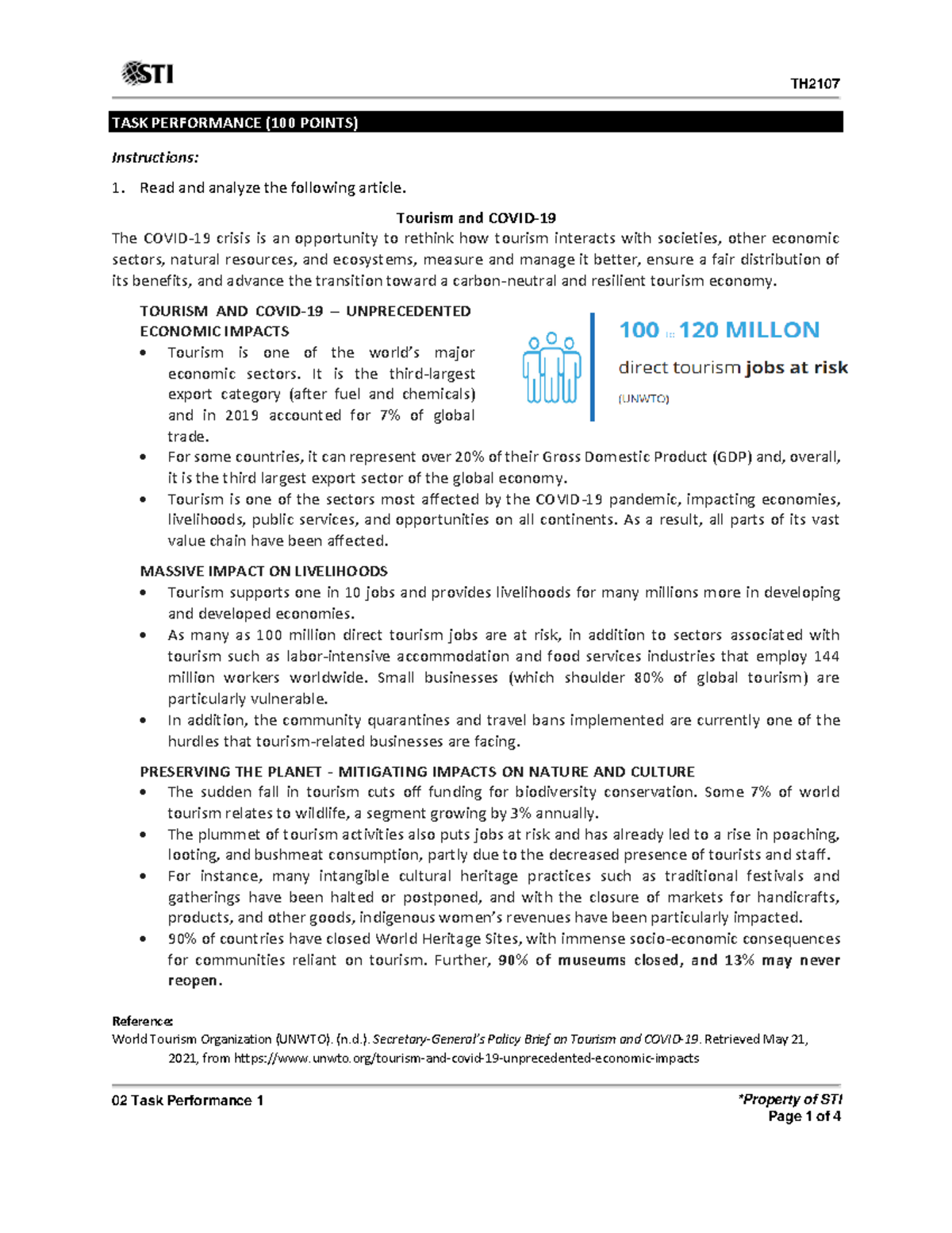 02 Task Performance 1-G5 - 02 Task Performance 1 *Property of STI TASK ...