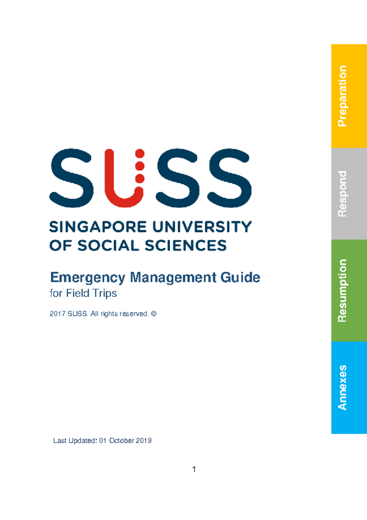 [Compulsory Reading] SUSS EMS Guide - Pre paration Respond Resumption ...