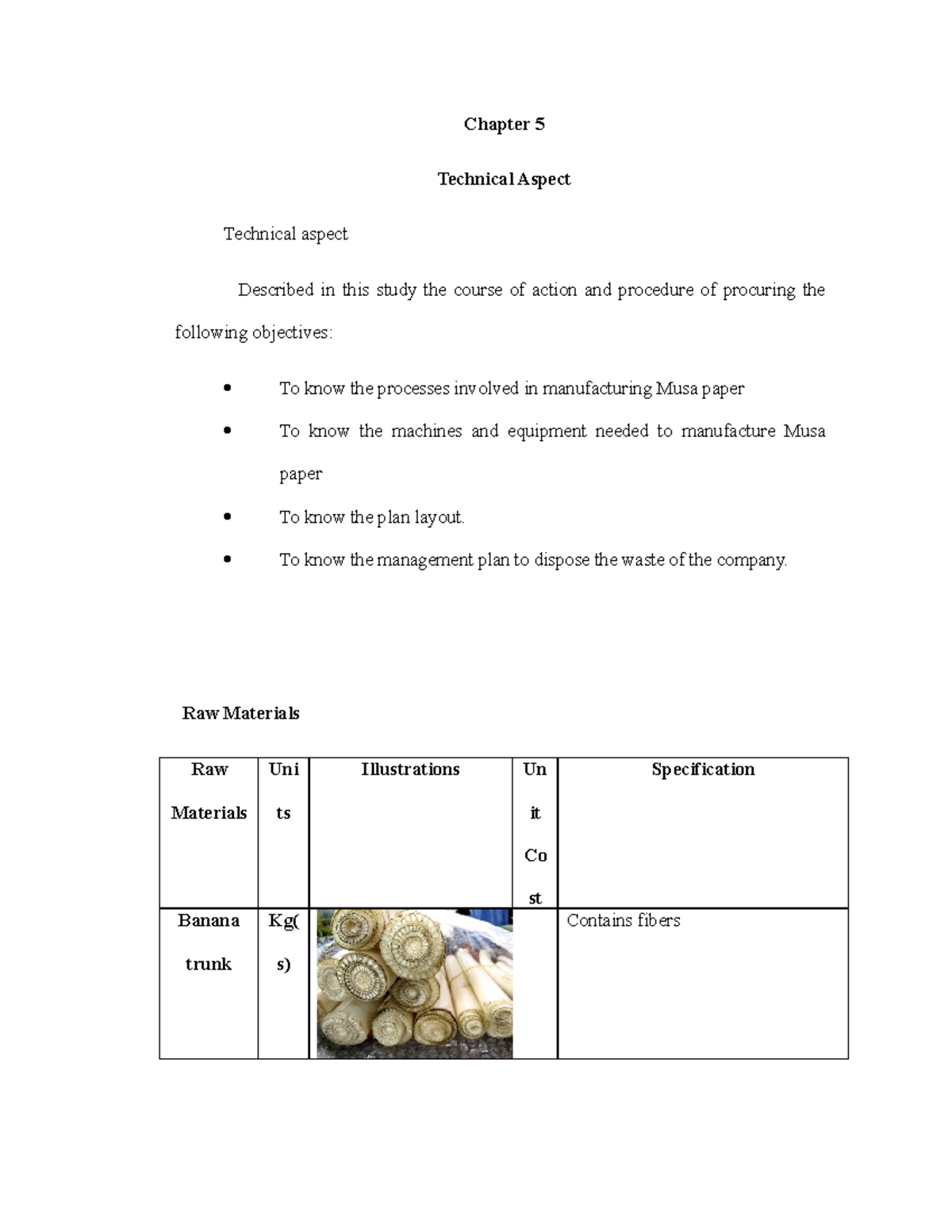 Technical sept 26 - This is a material in Research - Chapter 5 Technical Aspect Technical aspect ...