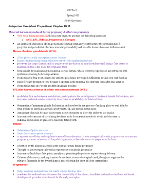 Care Plan- Format Completed for OB - Miami Dade College – School of ...
