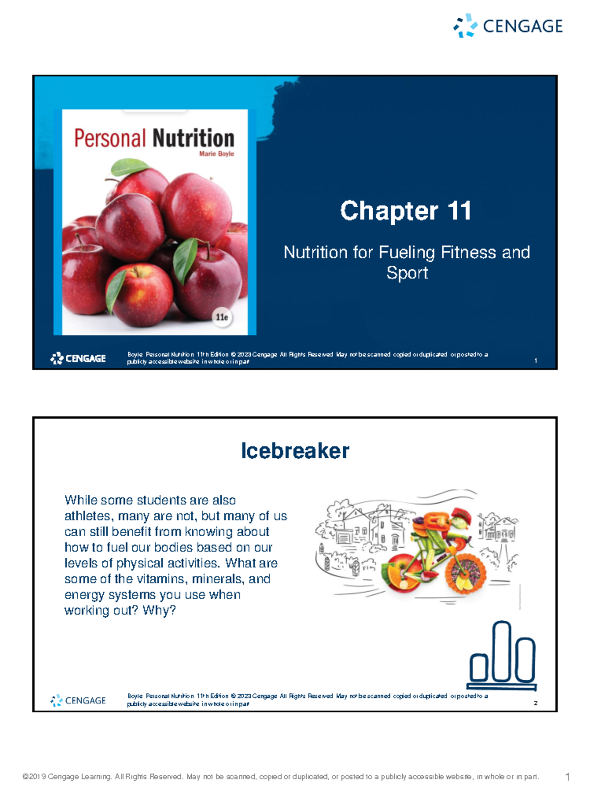 Boyle Personal Nutrition 11e PPT Ch11 - 1 Boyle, Personal Nutrition, 11th Edition. © 2023 ...
