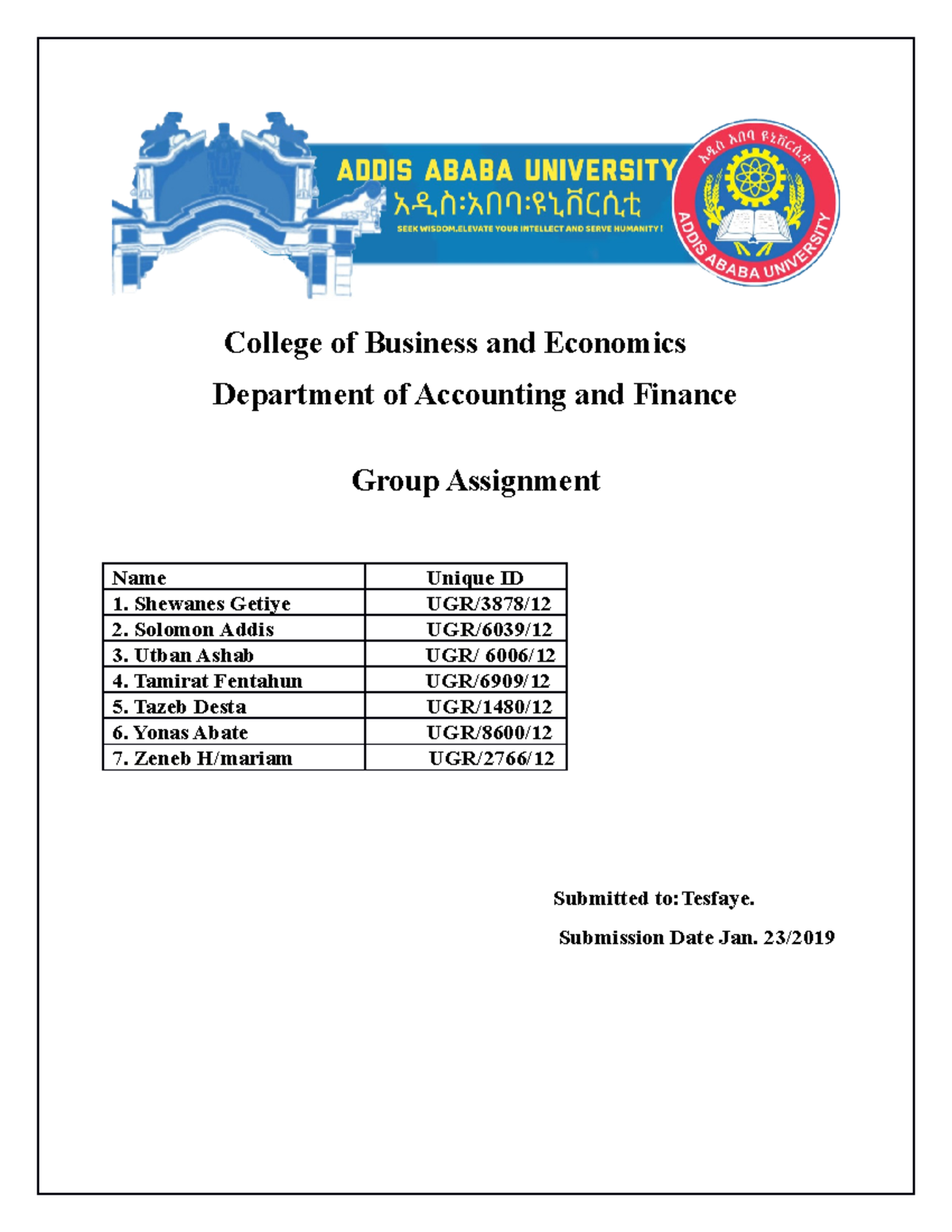 Business plan 1 - like it - College of Business and Economics ...