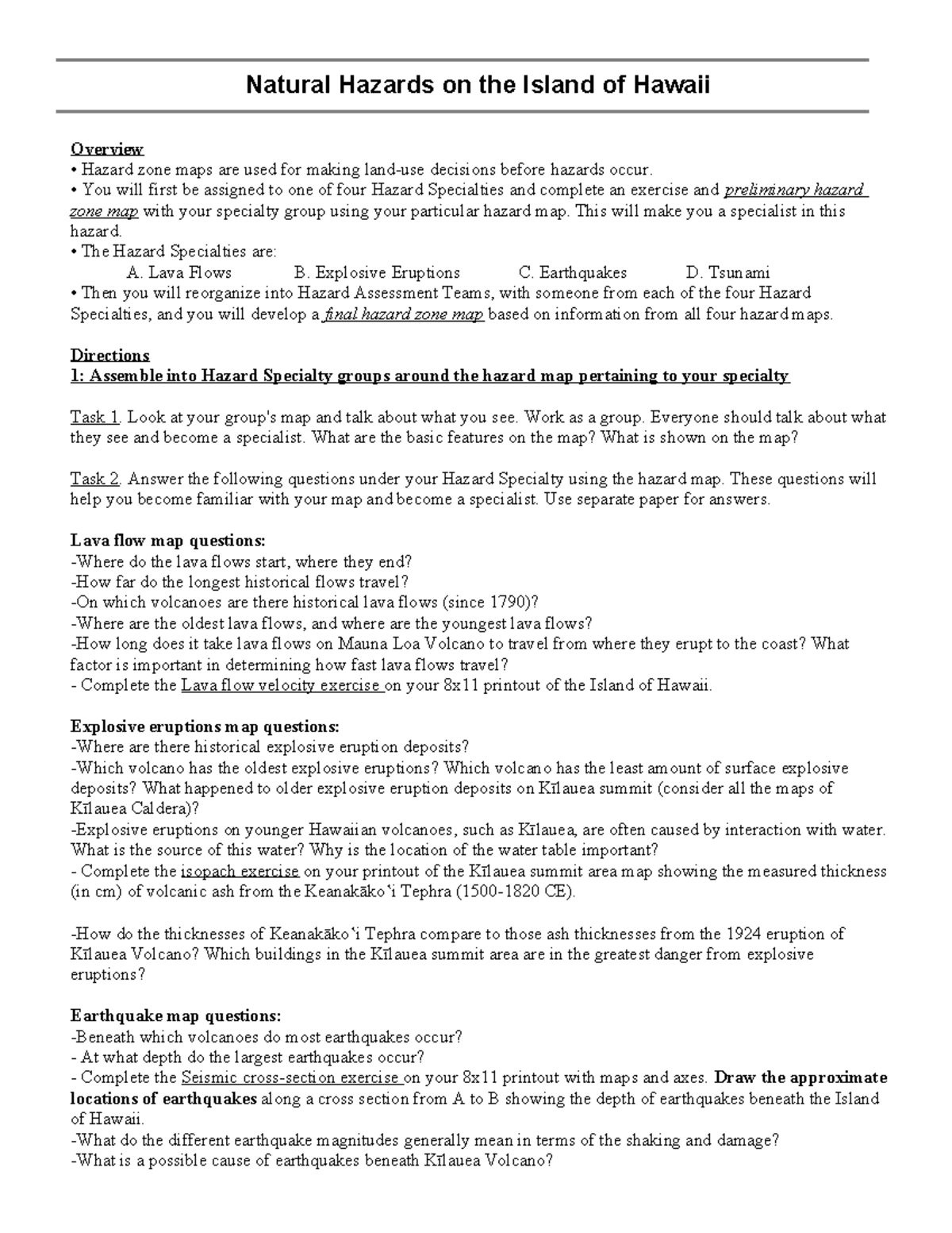 Hazards-hawaii-directions - Natural Hazards on the Island of Hawaii ...