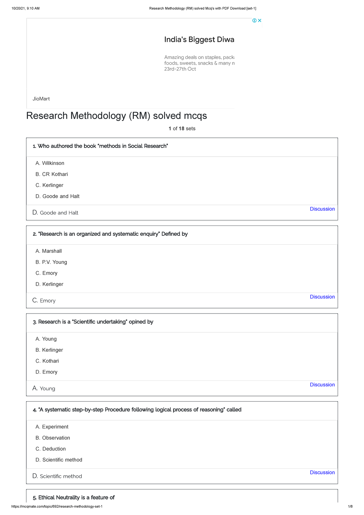 business management lecture notes bba sem 5 - Research Methodology (RM ...