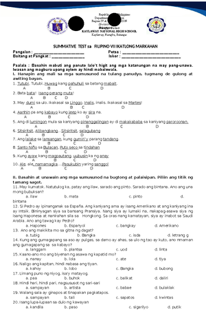 Quizzes EDUC21 - EDUC21: THE TEACHERS, THE COMMUNITY, SCHOOL CULTURE AND ORGANIZATIONAL ...