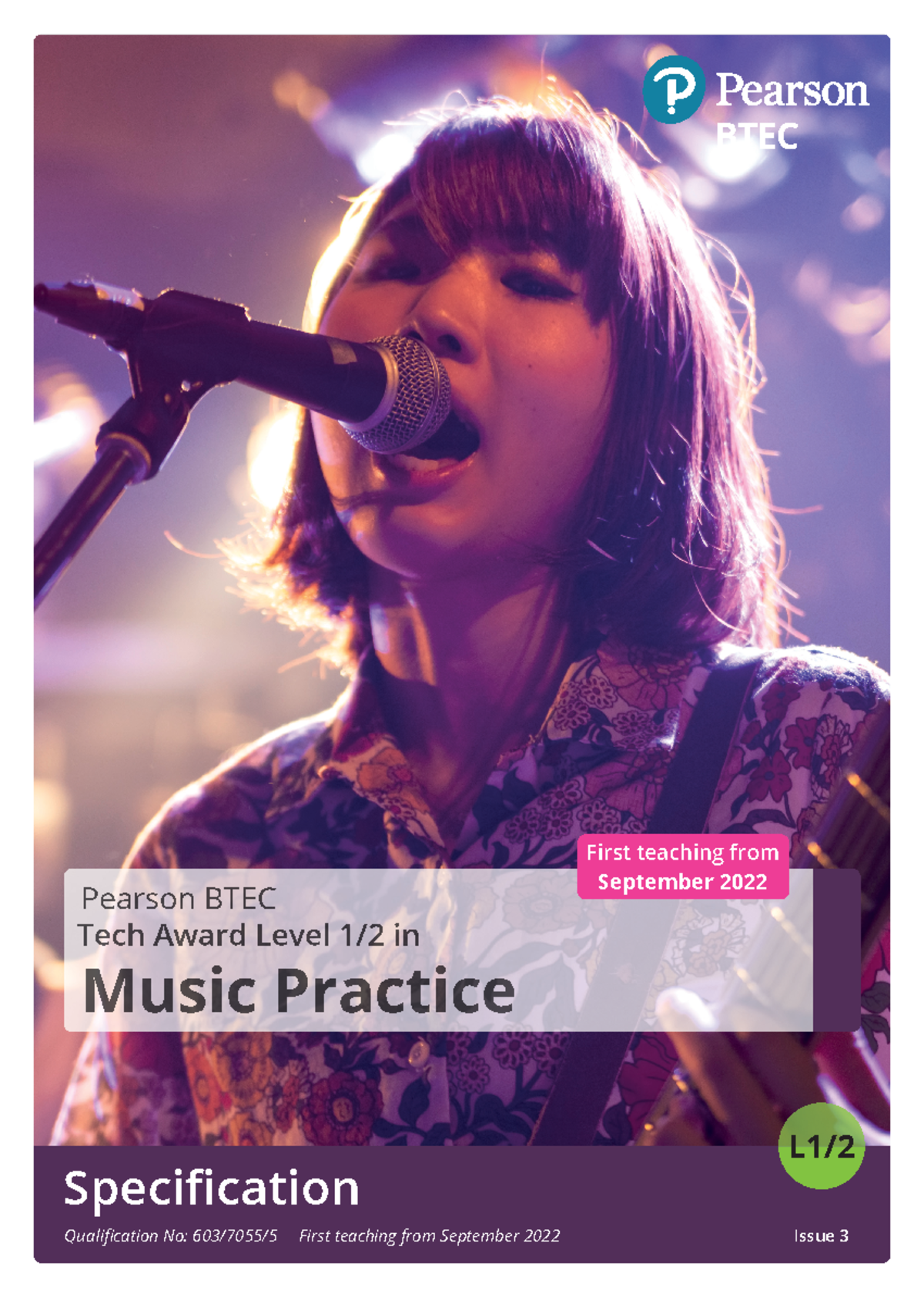Music Syllabus - BTEC - Just the specification from 2022 onwards - I ...