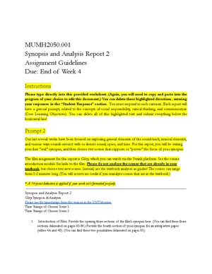 Student Example 2-Scoring Project (1)-1 - Sound Scoring Project For my ...